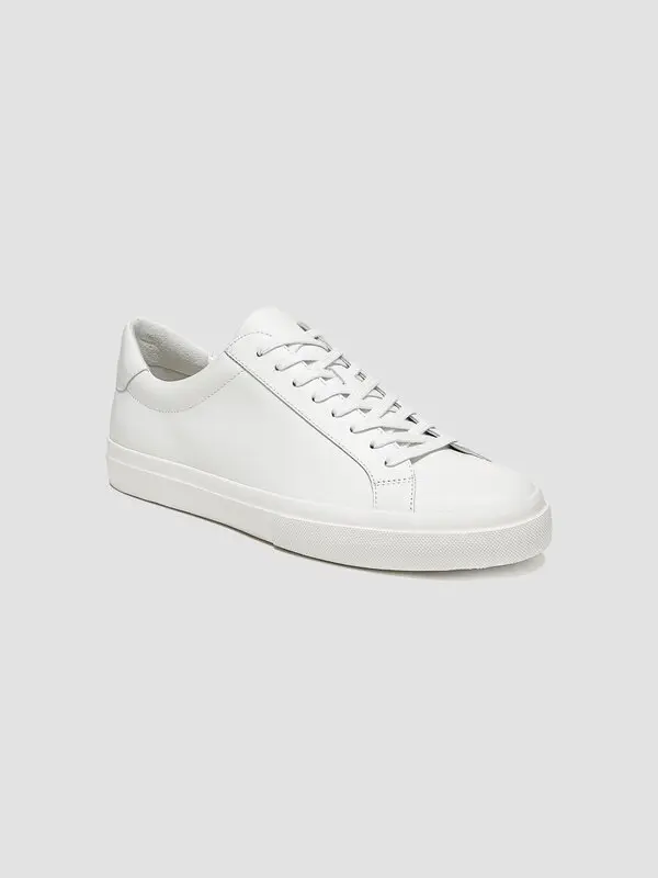 Vince Fulton Leather Oxford Sneakers - White
