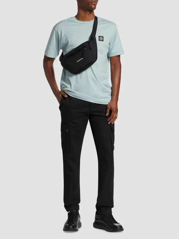Stone Island Slim-fit Cotton Cargo Pants