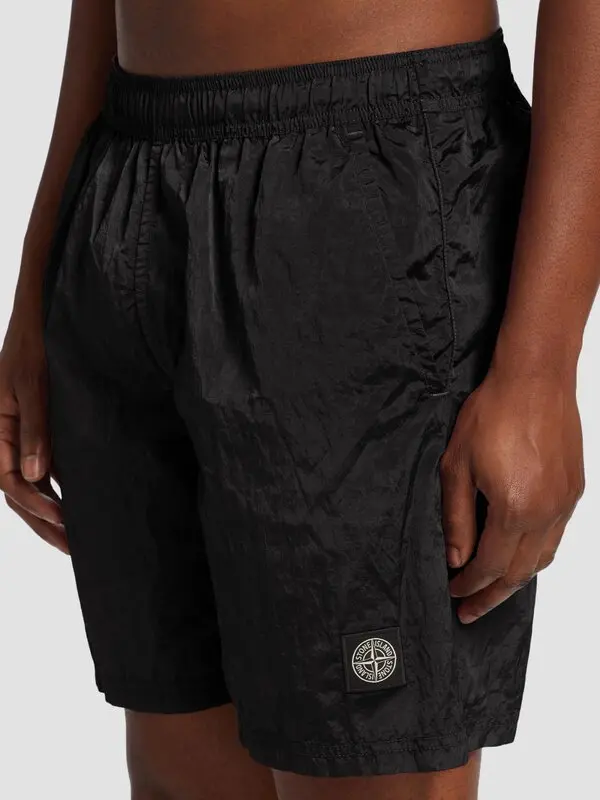 Stone Island Logo Swim Shorts