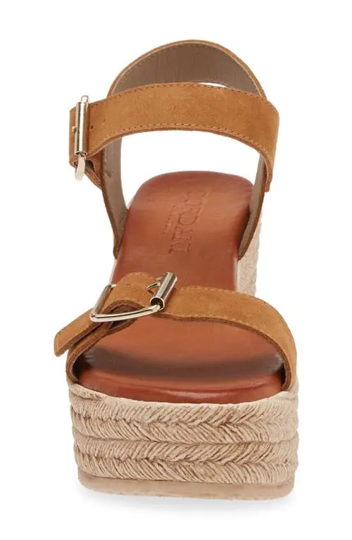 Cordani Betsy Espadrille Wedge Sandal - Cuero Suede