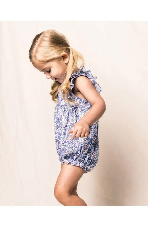 PETITE PLUME Fleur D'azur Ruffle Romper
