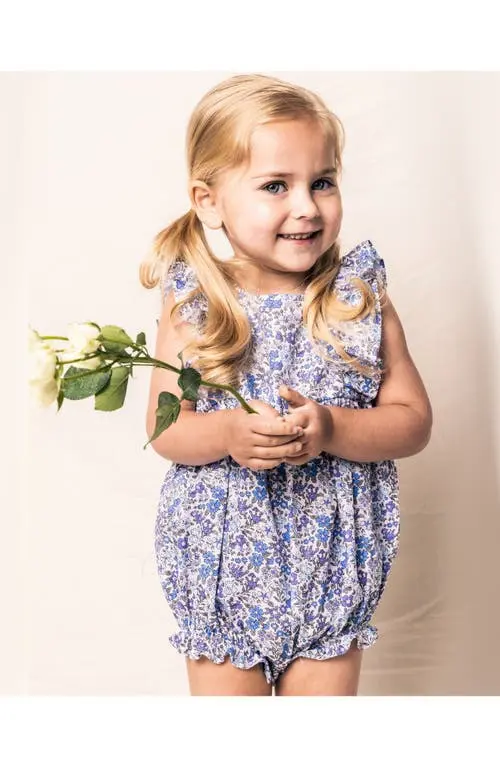 PETITE PLUME Fleur D'azur Ruffle Romper