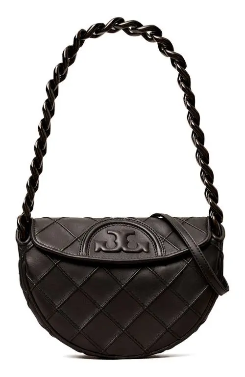 Tory Burch Mini Fleming Soft Crescent Shoulder Bag