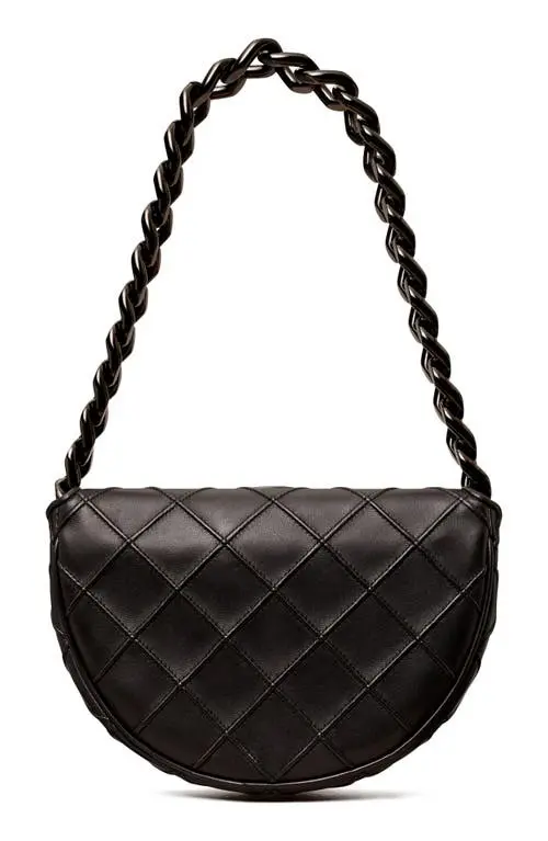 Tory Burch Mini Fleming Soft Crescent Shoulder Bag