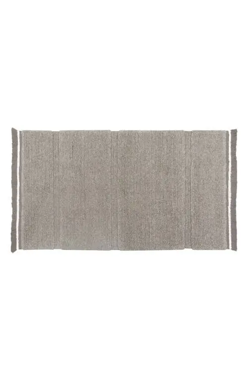 LORENA CANALS Steppe Woolable Washable Wool Rug - Sheep Grey