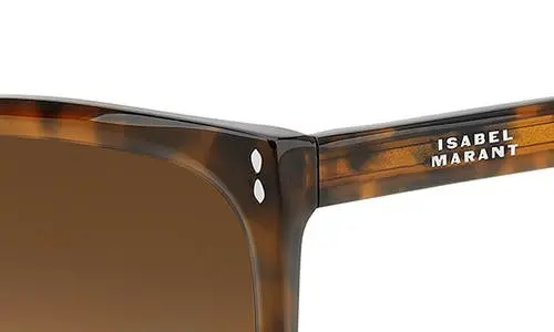 Isabel Marant 57mm Gradient Square Sunglasses - Havana/brown Gradient