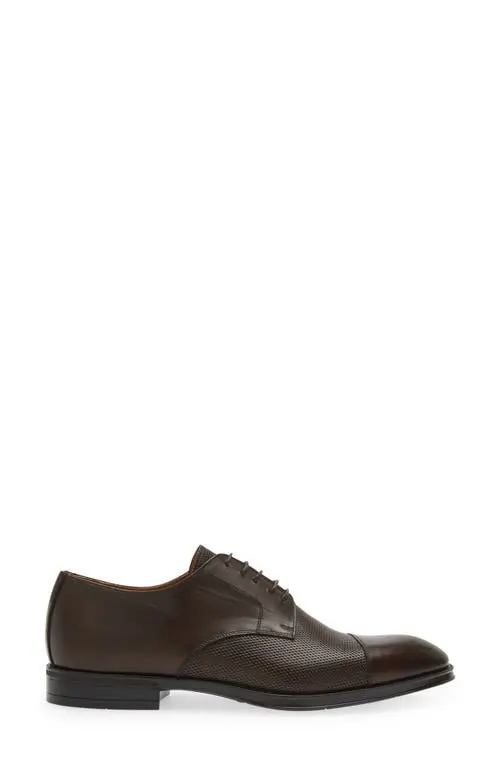 Canali Mens Brown Leather Cap Toe Derby Dress Shoes Made in Italy Size 42 Canali Cap Toe Derby (Men) | Nordstrom main image 2
