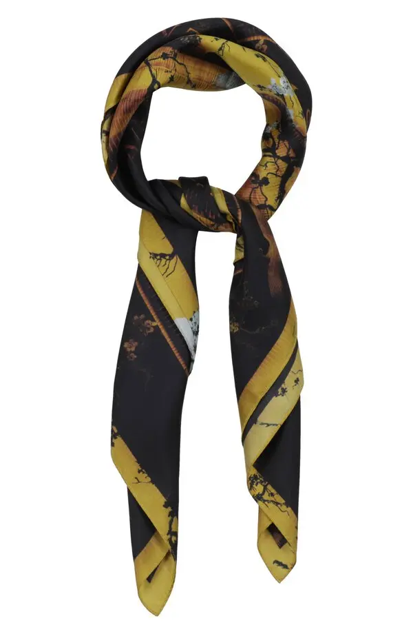 ALLSAINTS Aurora Silk Square Scarf