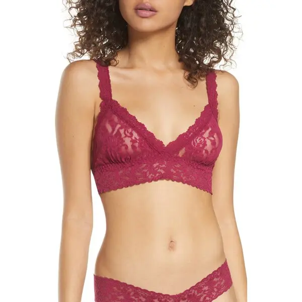 Hanky Panky Signature Lace Bralette - Dark Pomegranate