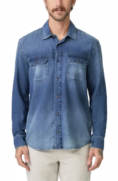 Paige Abraham Cotton & Lyocell Denim Button-up Shirt