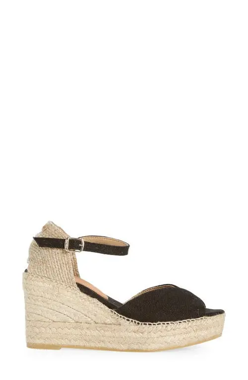 TONI PONS Lua Espadrille Wedge Sandal - Negre/black