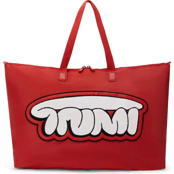 Tumi Voyageur Packable Nylon Tote - Tumi Red
