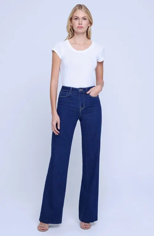 L'Agence Clayton Wide-leg Jeans