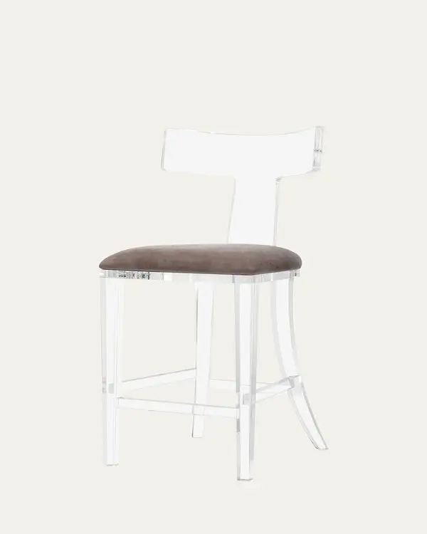 INTERLUDE HOME Tristan Klismos Counter Stool, 26