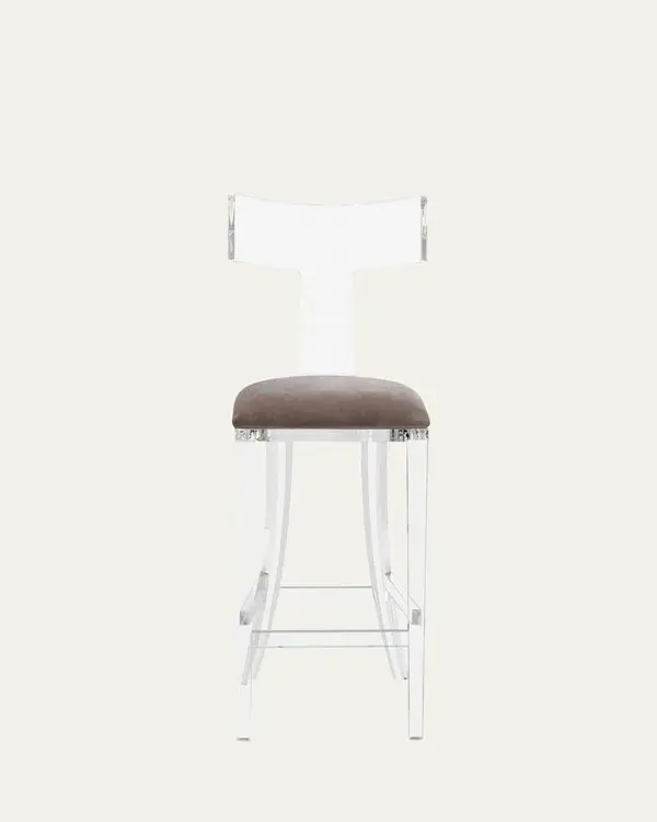INTERLUDE HOME Tristan Klismos Counter Stool, 26