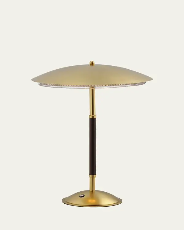 Studio M Mat Sanders Design From Prismatic Led Table Lamp - Natural Aged Brass