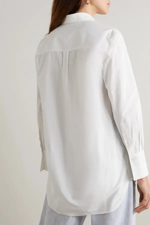 Another Tomorrow Net Sustain Oversized Organic Cotton Shirt