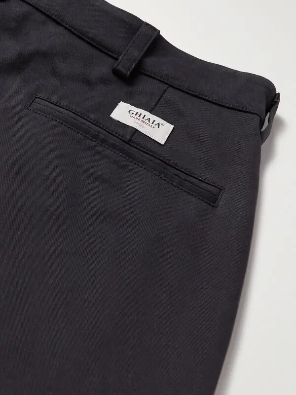 GHIAIA Straight-leg Cotton Chinos