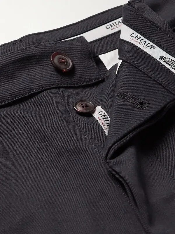 GHIAIA Straight-leg Cotton Chinos
