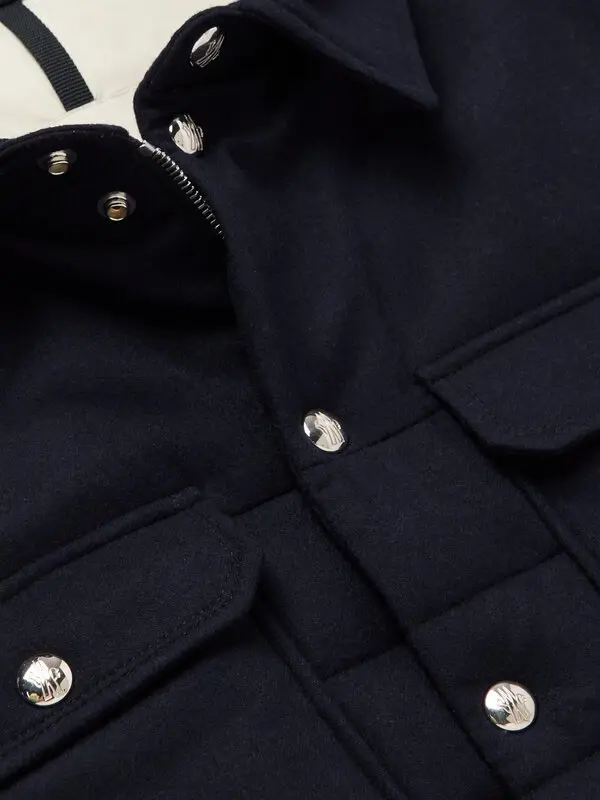 Moncler Mirmandix Slim-fit Quilted Felt Down Jacket