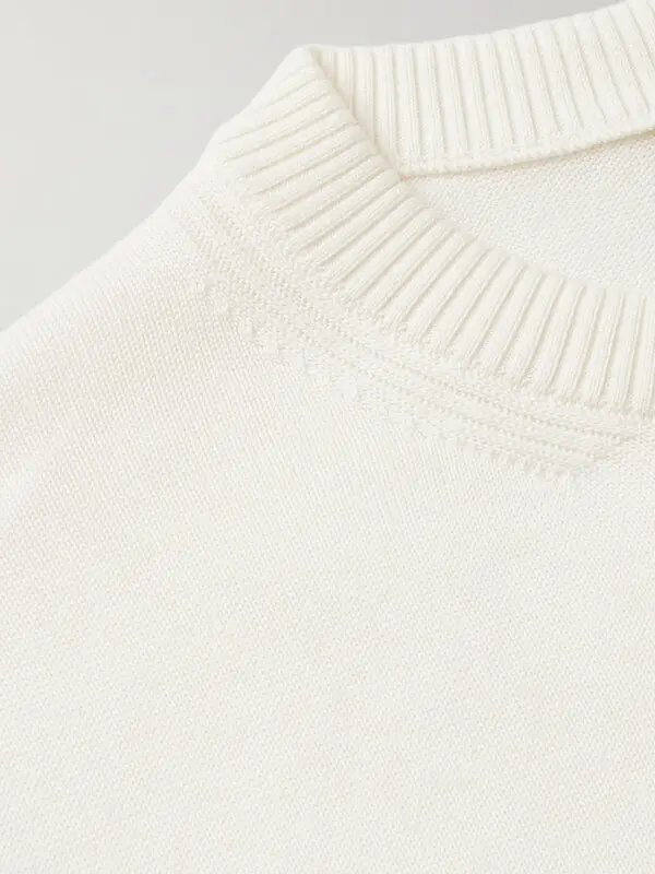 Moncler Logo-embossed Cotton Sweater