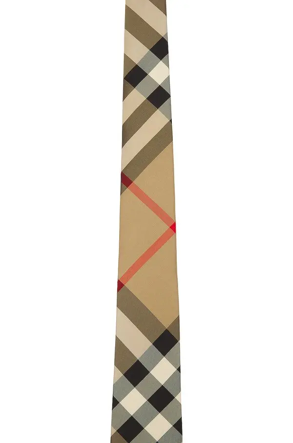 Burberry Exploded Check Neck Tie - Archive Beige