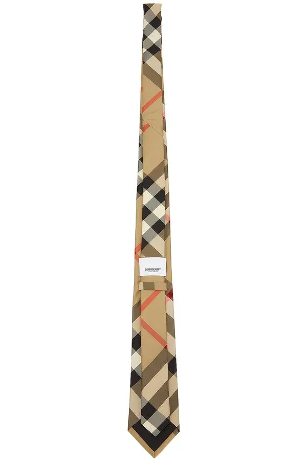 Burberry Exploded Check Neck Tie - Archive Beige