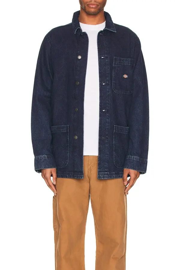 Dickies Denim Chore Jacket - Stonewashed Indigo