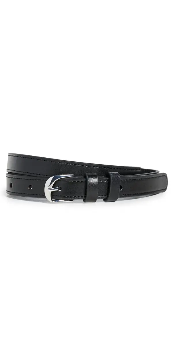 FRAME Petite Twist Buckle Belt - Noir