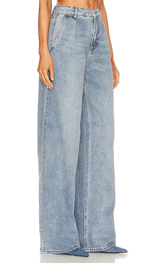 AFRM Turner Jeans Wide Leg Denim Trousers