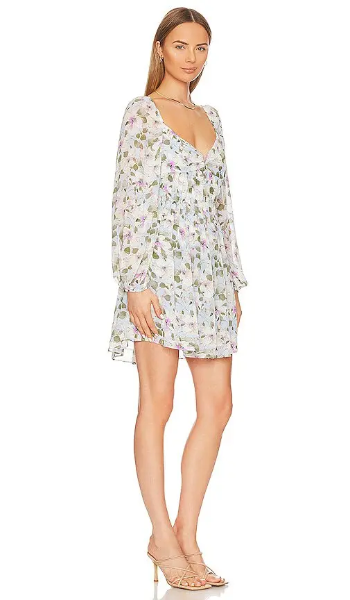 Astr The Label Carina Dress In Blue In Blue Multi Floral - 64% Off |  Editorialist