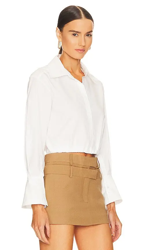 Simkhai Blythe Button Up Top - White