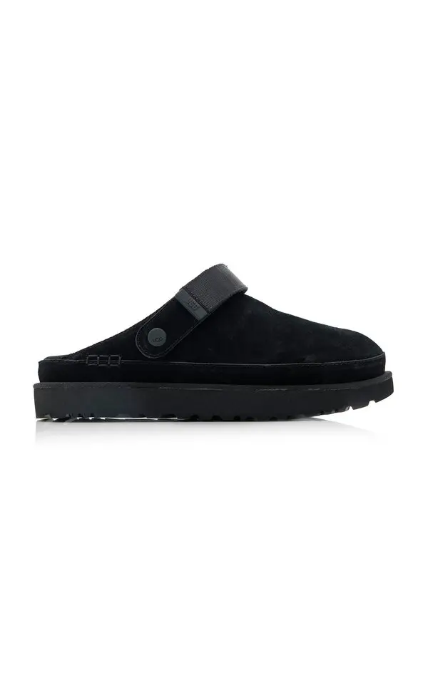 UGG Goldenstar Suede Clogs - Black