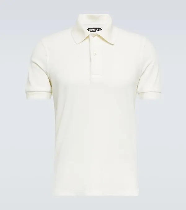 TOM FORD Cotton-blend Terry Polo Shirt