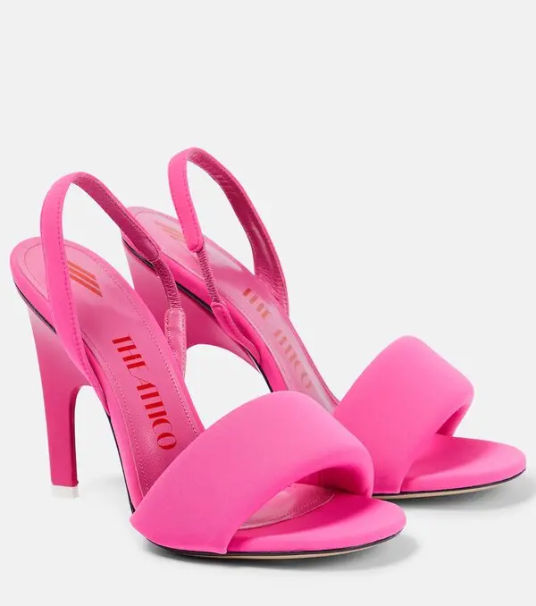 Attico Rem Slingback Sandals - Pink