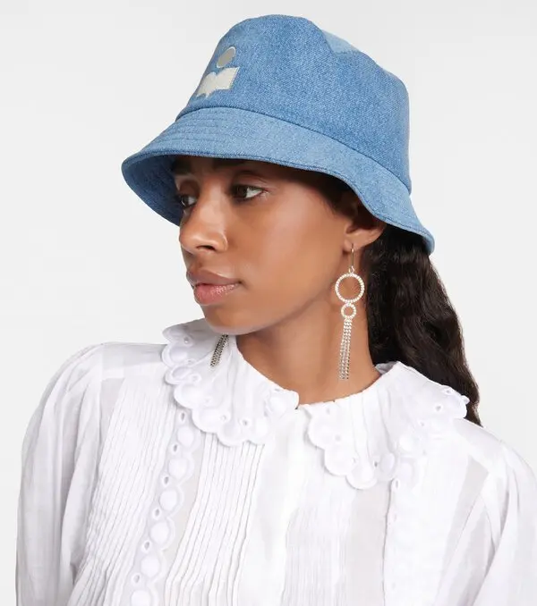 Isabel Marant Haley Denim Bucket Hat