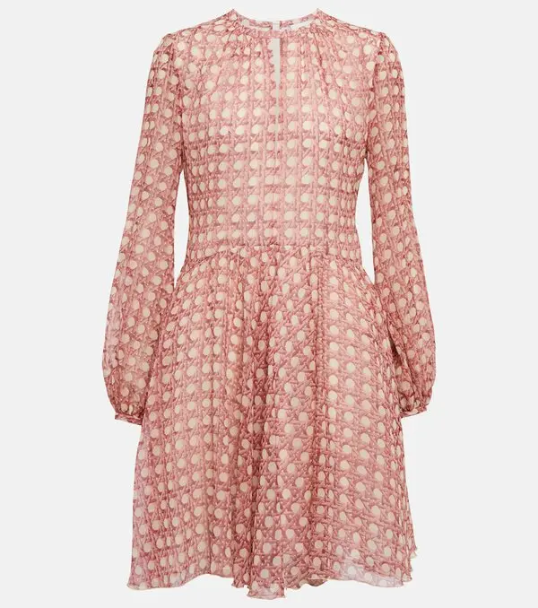 Giambattista Valli Silk Georgette Minidress