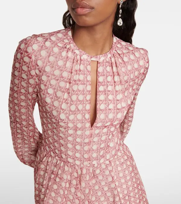 Giambattista Valli Silk Georgette Minidress