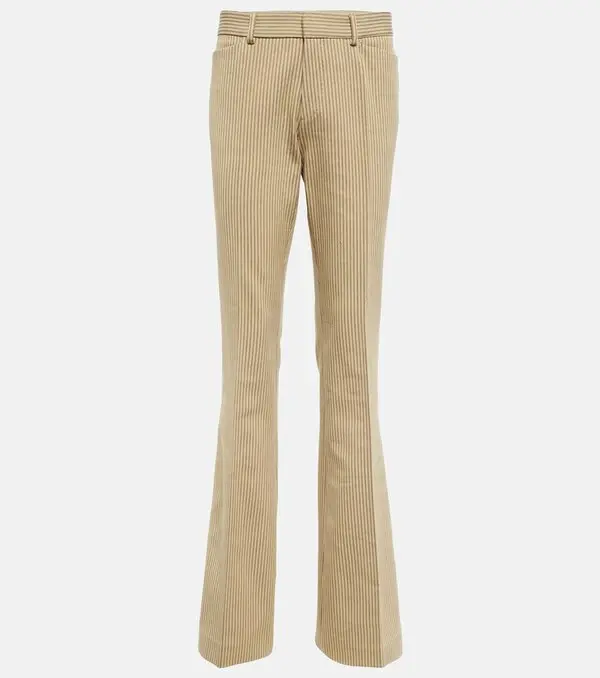 PETAR PETROV Cotton And Wool-blend Straight Leg Trousers