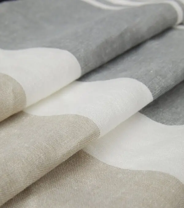 Brunello Cucinelli Striped Linen Beach Towel