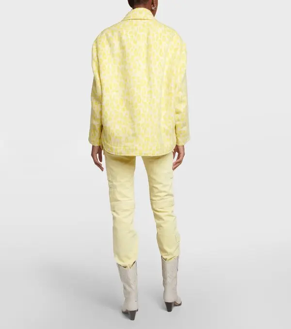 Isabel Marant Printed Virgin Wool Overshirt