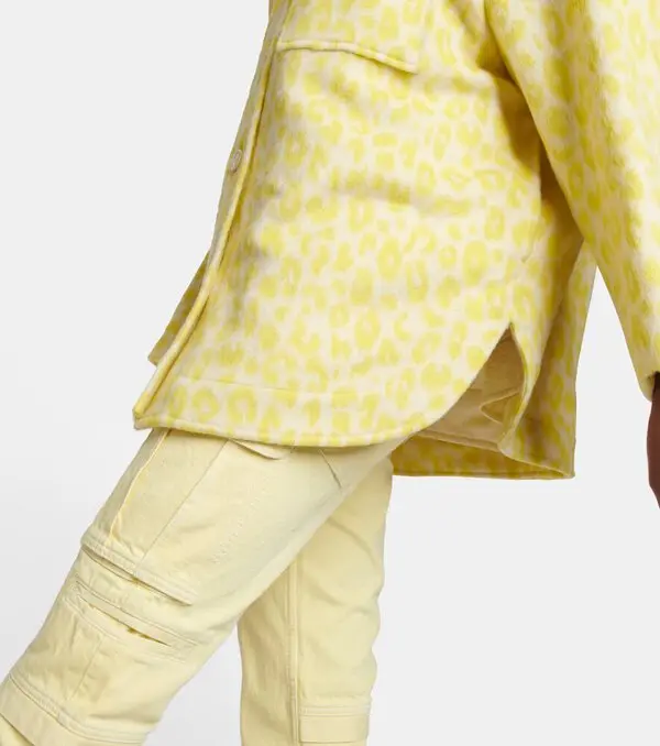 Isabel Marant Printed Virgin Wool Overshirt