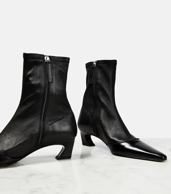 Acne Studios Bano Leather Ankle Boots