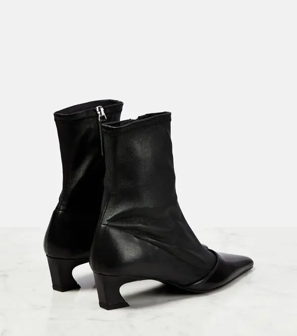 Acne Studios Bano Leather Ankle Boots