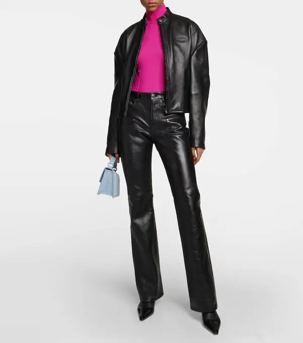 Acne Studios Bano Leather Ankle Boots