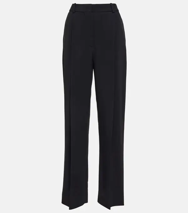 Victoria Beckham Pleated Wide-leg Trousers