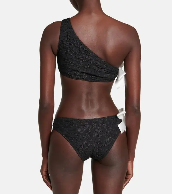 Giambattista Valli One-shoulder Bow Bikini Bottom