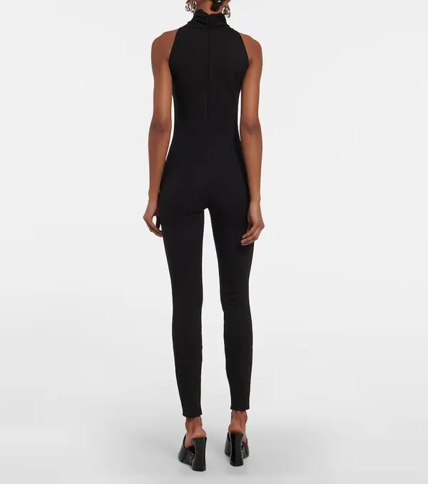 Alaïa Halterneck Crêpe Jumpsuit