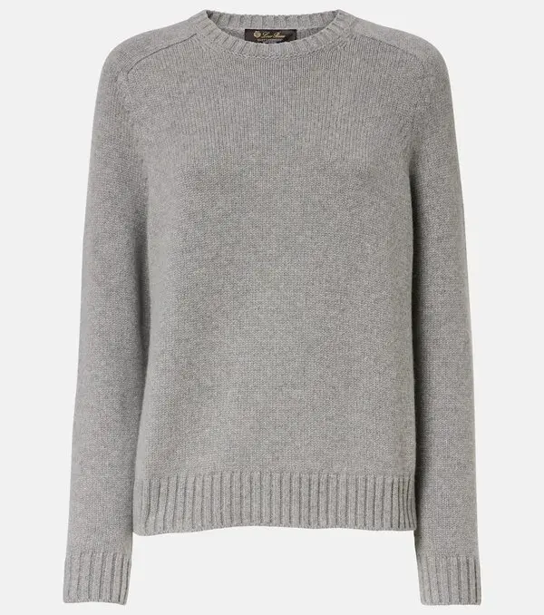 Loro Piana Parksville Cashmere Sweater - Grey