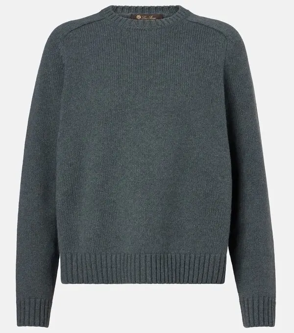 Loro Piana Parksville Cashmere Sweater - Grey